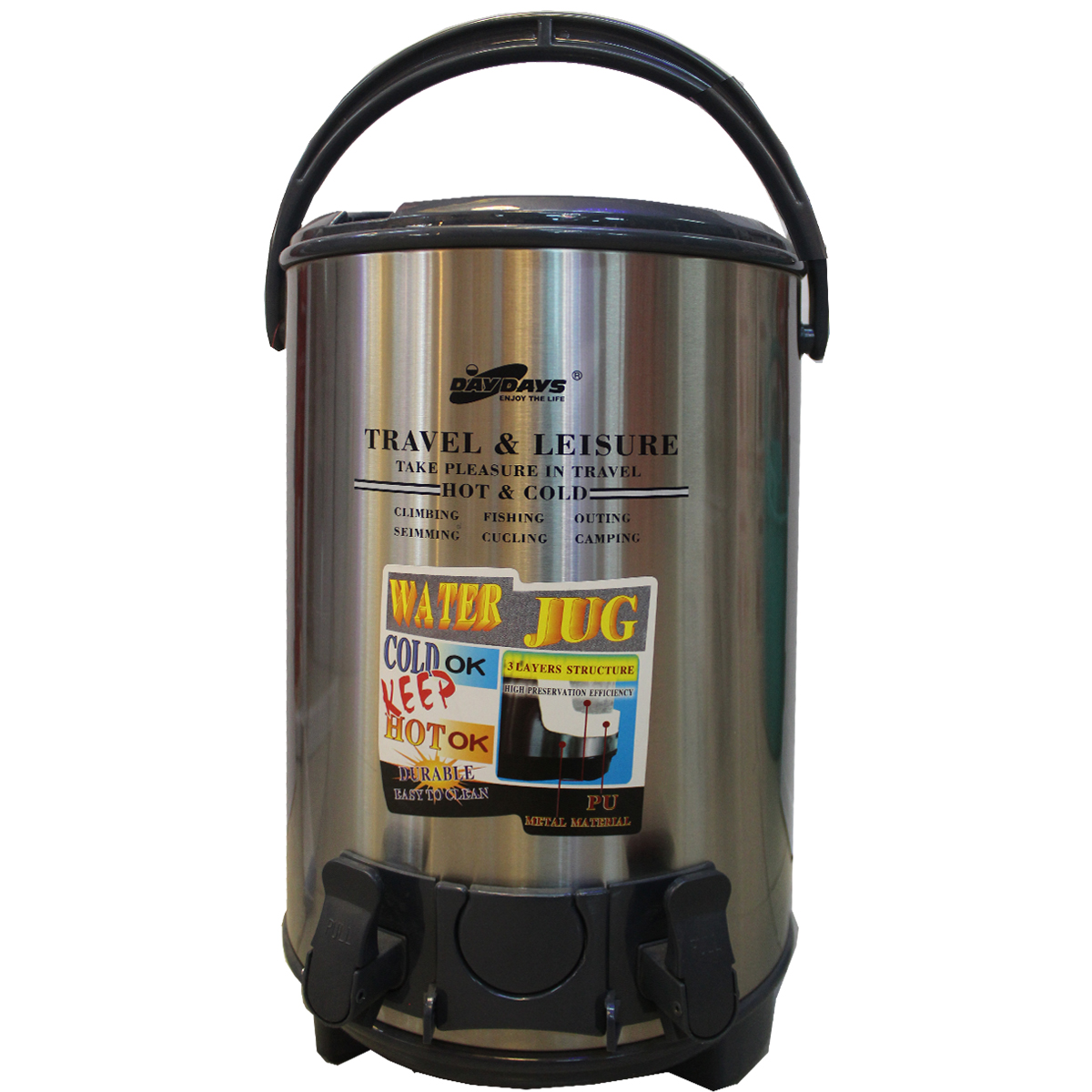 KITCHEN :: Thermos Flask :: Davdays Travel Thermos Capacity 16 L