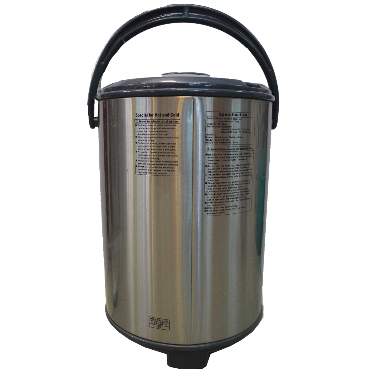 KITCHEN :: Thermos Flask :: Davdays Travel Thermos Capacity 16 L