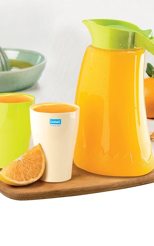 KITCHEN :: Jugs :: Lamsa Plastic family jug with 2 cups